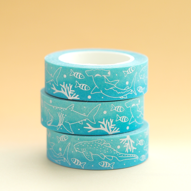 Shark Washi Tape (1 roll) – Shoal