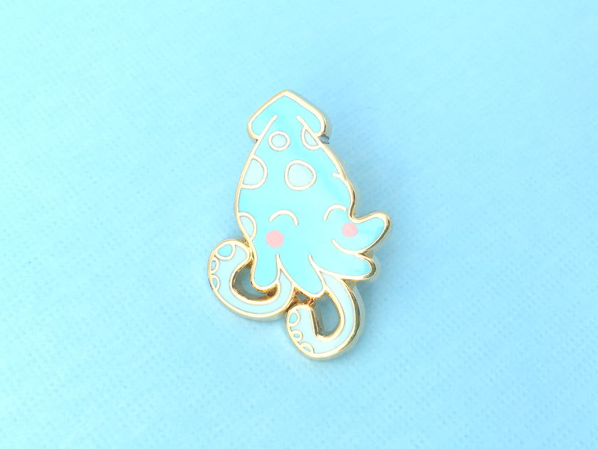 Blue Squid Pin – Shoal